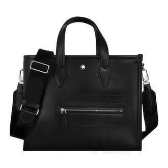 Montblanc Montblanc, Femme, Sacs, Noir, Taille: ONE Size Sac cabas en cuir