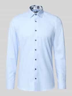 Olymp Level 5 Slim Fit Business Hemd aus Baumwolle mit Kentkragen