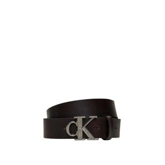 Calvin Klein Jeans Homme, Accessoires, Brun, Taille: 100 CM Ceinture en cuir élégante avec boucle