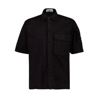 Stone Island Herren, Shirts, Schwarzk, XLGr&ouml;&szlig;e