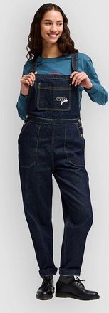 Rvca Dalas Jeans Latzhose indigo