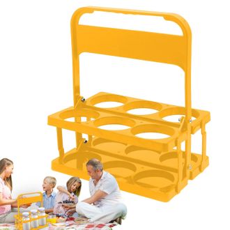 Generico Getr&auml;nkehalter, Getr&auml;nkehalter, Weinaufbewahrungsst&auml;nder, tragbarer Klapprahmen mit Strukturverbesserung und langlebig | Vielseitige Hilfe f&uuml;r die Org