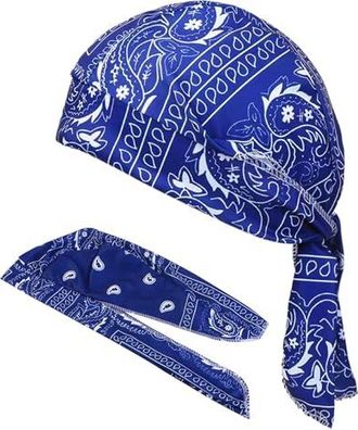 Generic Chapeau de pirate - Chapeau de pirate de moto | Pirate respirant pour adultes | Bandana élastique | Bandeau de cyclisme élastique anti-UV | Bandeau de