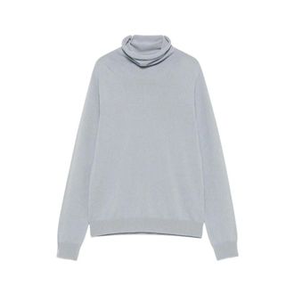 PESERICO Rollkragenpullover - - Knitwear - Damen - Blau - 3XL