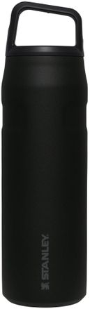 Stanley Stanley IceFlow IceFlow Cap & Carry Isolierflasche Metall Trinkflasche 24oz Schwarz