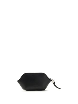 Ganni Womens Coin Purse Bou Black Polyester Wallets & Purses