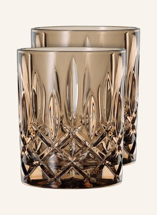 Nachtmann 2er-Set Whiskygl&auml;ser Noblesse braun