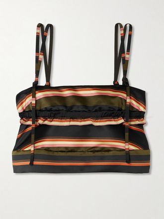 sacai Haut En Cr&ecirc;pe &Agrave; Rayures - Multicolore