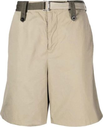 sacai Homme, Shorts, Vert, Taille: M Bermuda Shorts