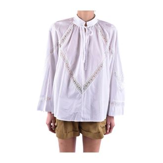 Dondup Femme, Blouses et Chemises, Blanc, Taille: 34 FR Chemise Dc058Pf0016Ptd000