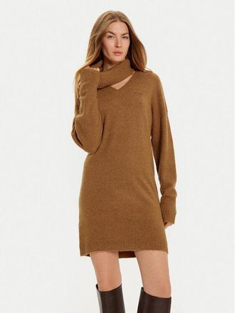 Liu Jo Strickkleid WF4430 MA49P Braun Regular Fit