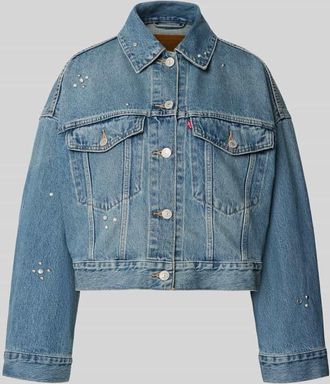 Levi's Loose Fit Jeansjacke aus reiner Baumwolle Modell LOOSE CROP TRUCKER