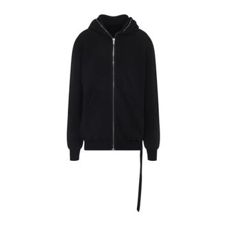 Rick Owens Schwarzer Sweatshirt Stilvolles Design Aw25 - - Sweatshirts & Hoodies - Herren - Schwarzk - L