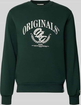 Jack & Jones Sweatshirt mit Label-Print Modell FREDERIKSBERG