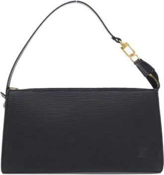 Louis Vuitton Pre-owned Epi Pochette - Femme - Pre-owned - Noir - Taille: ONE Size