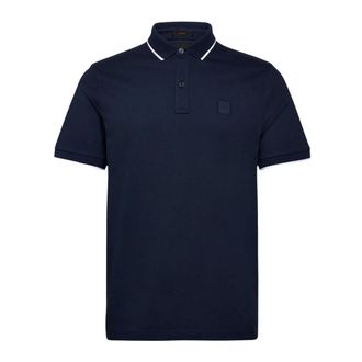 HUGO BOSS Homme, Tops, Bleu, Taille: L Polo Chemises