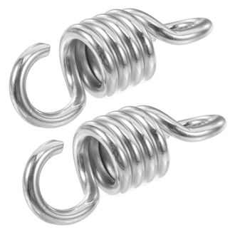 DOITOOL 2 ST&Uuml;CK Hochbelastbare Stahlfeder H&auml;ngesessel und Gartenschaukel Verzinkte Zugfeder mit Starker Widerstandsf&auml;higkeit Vielseitig Einsetzbar f&uuml;r Outdoor