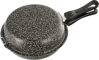 hOme Home Stone Omelettdreher mit Antihaftbeschichtung, Stein, Anthrazit, 14 cm