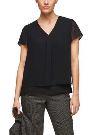 s.Oliver Black Label s.Oliver Damen 2124317 Bluse, 9999 schwarz, 36