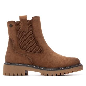 Refresh Freizeitstiefeletten Damen Taupe - Bequeme und vielseitige Schuhe - Casual Mode - Modell 17302701 (Gr&ouml;&szlig;e 36)