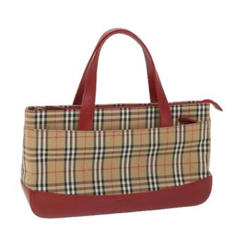 Burberry Pre-owned Nylon sacs-main - Femme - Pre-owned - Beige - Taille: ONE Size