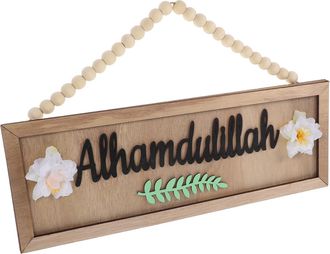 Garneck Rustikales Holzschild T&uuml;rdeko aus Robustem Holz Wetterfestes Indoor Outdoor Holzpendant mit Glatter Oberfl&auml;che Vielseitig f&uuml;r Wand T&uuml;r Garten und Wohn