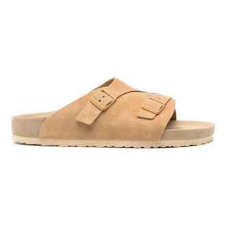 Birkenstock Wildleder-Sandalen - - Shoes - Damen - Beige - 38 EU
