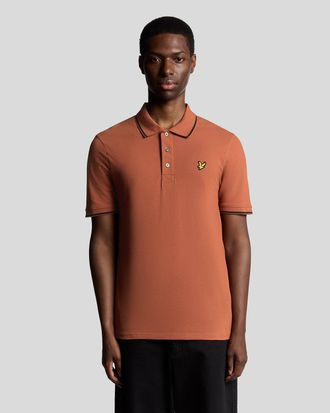 Lyle & Scott Poloshirt mit Farbverlauf - Rot