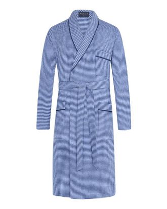 Novila Morgenmantel Lord mit Karomuster in