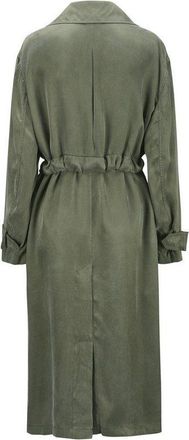 Milestone Trenchcoat MSIzzy Damen Mantel Jacke lang mit R&uuml;ckenschlitz