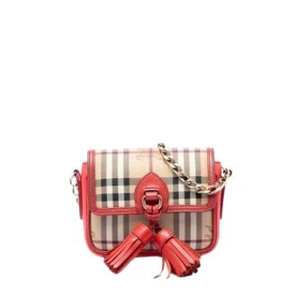 Burberry Sac bandouli&egrave;re Pre-owned - Femme - Pre-owned - Beige - Taille: ONE Size