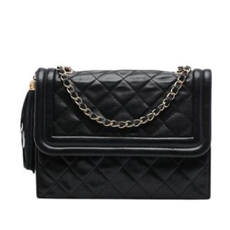 Chanel Pre-owned Quilted Lambskin Crossbody Bag - - Pre-owned - Damen - Schwarzk - ONE SIZE