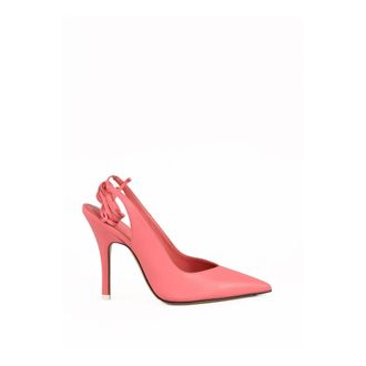 The Attico Leder Sandale mit Gummisohle - - Shoes - Damen - Rosa - 39 EU
