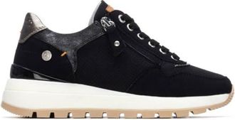 Refresh Sneakers Femme Noir - Chaussures Confortables et polyvalentes - Mode d&eacute;contract&eacute;e - Mod&egrave;le 17512605 (Taille39)