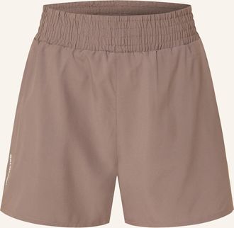 Salomon 2-In-1-Laufshorts Shkout Core braun