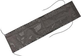 Soimiss Outdoor Liegestuhl Ersatzstoff mit Seil Robuste Glatte Lounge-stoffbespannung Wetterfest für Garten Balkon und Camping Einfach zu Montieren Strapazier