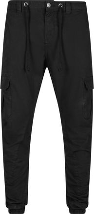 Urban Classics Herren Cargo Jogging Pants - Regular Fit Jogger mit Cargo-Taschen, Baumwolle, Tapered Schnitt, ideal f&uuml;r Freizeit, Streetwear & Alltag,Schwarz,XS