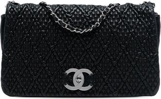 Chanel Hobo Bags - CC Quilted Astrakhan Flap - Gr. unisize - in Schwarz - für Damen