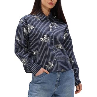 Nukus Nukus, Damen, Blusen & Hemden, Blau, LGr&ouml;&szlig;e