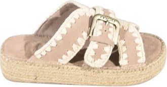 Mou Femme, Chaussures, Beige, Taille: 39 EU Tongs