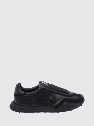 Dolce & Gabbana Baskets basses DG Athletic en veau et daim avec monogramme