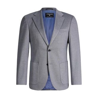 Strellson Homme, Costumes, Gris, Taille: XL Blazer gris chin&eacute; avec poches plaqu&eacute;es