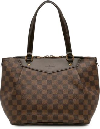 Louis Vuitton sac à main Westminster PM en toile Damier Ébène (2011) - Marron