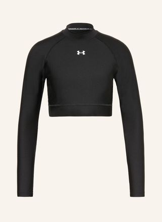 Under Armour Cropped-Longsleeve Ua Heatgear schwarz