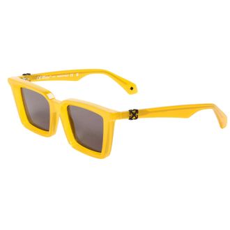 Off-white Off White - Dalton Quadratisch-Sonnenbrille f&uuml;r Damen (Gelb/Grau)
