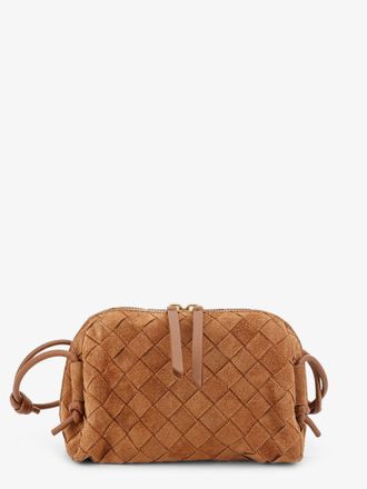 Bottega Veneta Pochette Concert suede crossbody bag - BOTTEGA VENETA - gender_Woman
