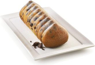 Silikomart | Silikon-Kuchenform Modern MERINGA, antihaftbeschichtet, 1er Pack Form mit Sicherheitsring, 3D Design, 250 x 90 mm, h 75 mm, Volumen 1,1 l, Made in I