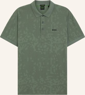 HUGO BOSS Poloshirt Polo Ao Zone Regular Fit gruen