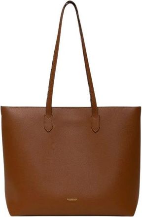 Burberry Sac fourre-tout moyen doubl&eacute; de carreaux - Femme - Sacs - Brun - Taille: ONE Size