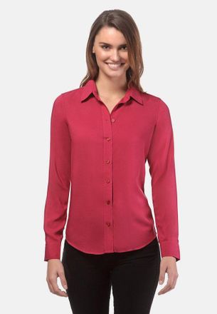 Vincenzo Boretti Klassische Bluse leicht tailliert